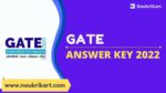 GATE Answer Key 2022 Released; Check Here