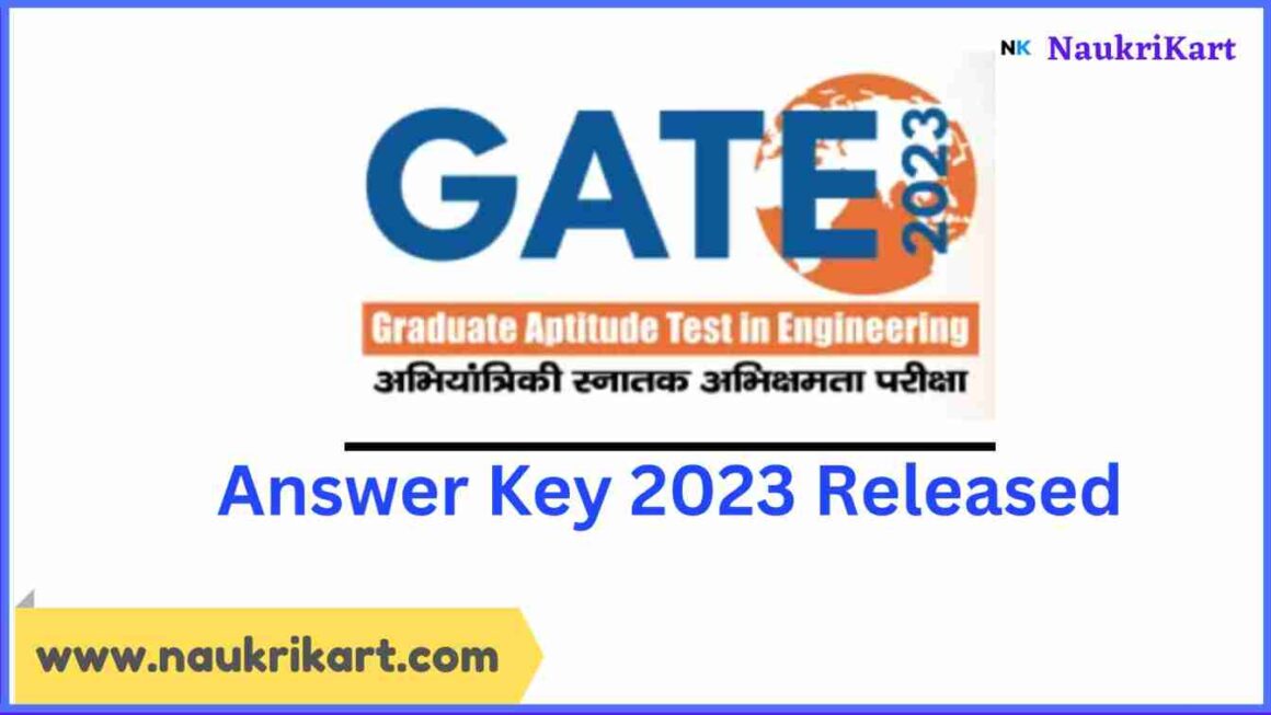 GATE Answer Key 2023 Released; Direct Link Here